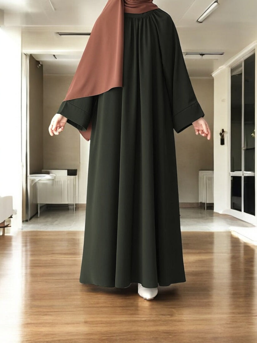 Elegant Turkish Style Abaya – Bashariya By Arfeenz Life Style LLP(AAI-2559)